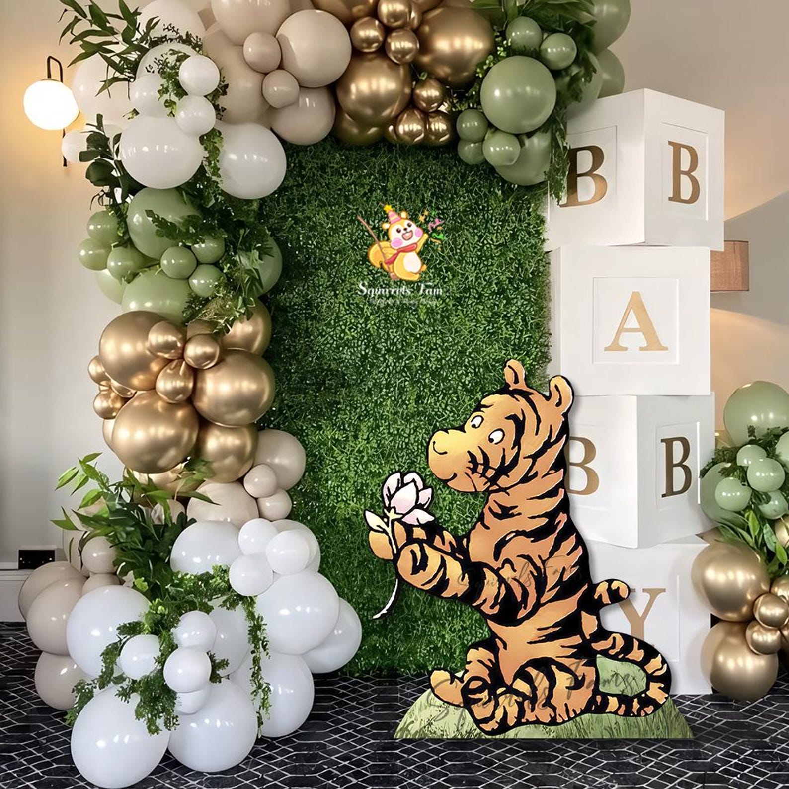 Tigger Winnie the Pooh Classic Signage Cutout Standee Baby Shower Big ...