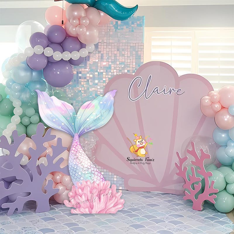 Mermaid Backdrop - Etsy