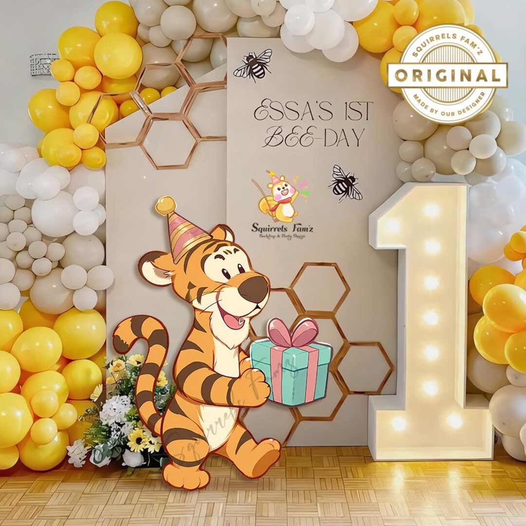 Tigger Winnie the Pooh Cutout Standee Original Baby Shower Big Decor ...