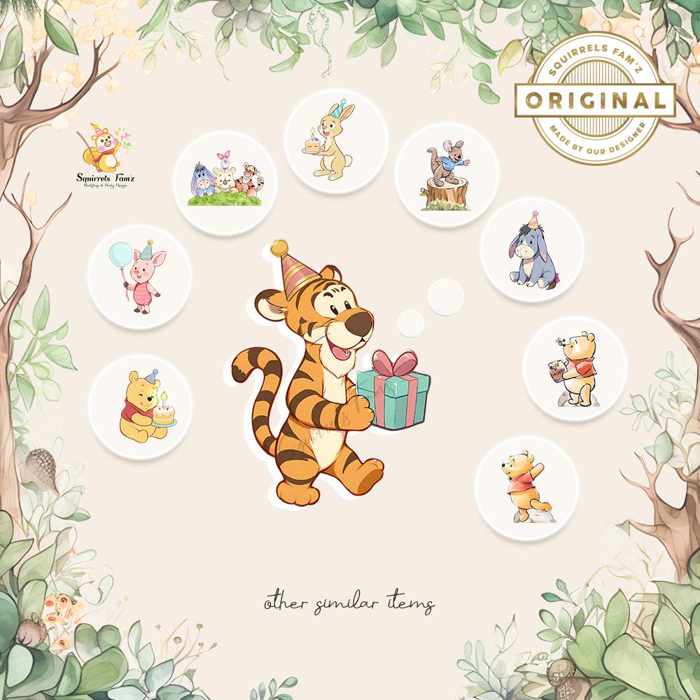 Tigger Winnie the Pooh Cutout Standee Original Baby Shower Big Decor ...