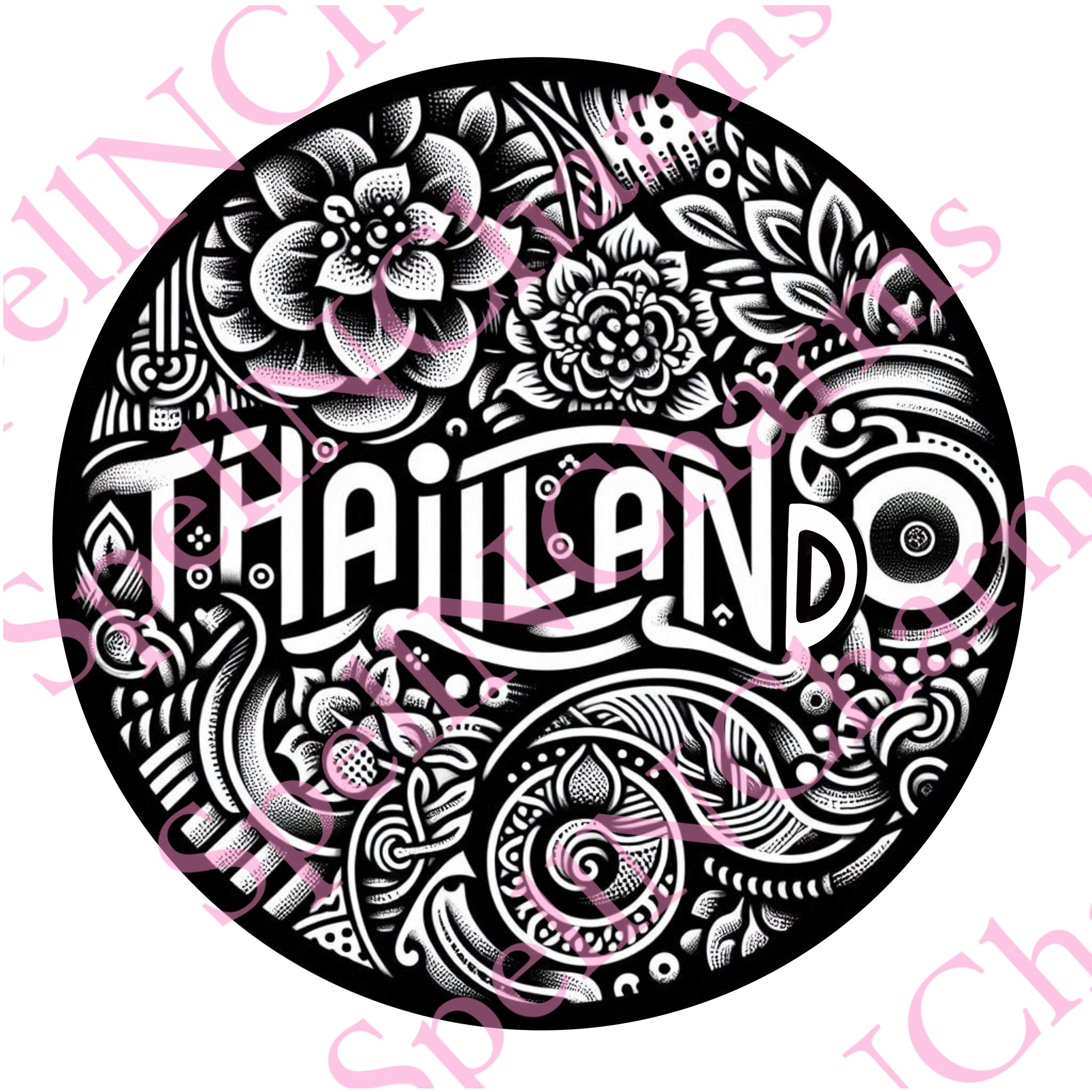 Thailand Logos, Logo, We Love Thailand - Etsy