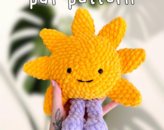 Sunshine Plushie Handmade Amigurumi Crochet Plushie - Etsy