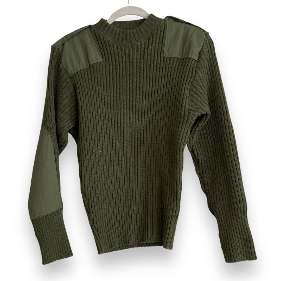 Mens Defense Logistics Agency Valor Military Green Wool Commando ...