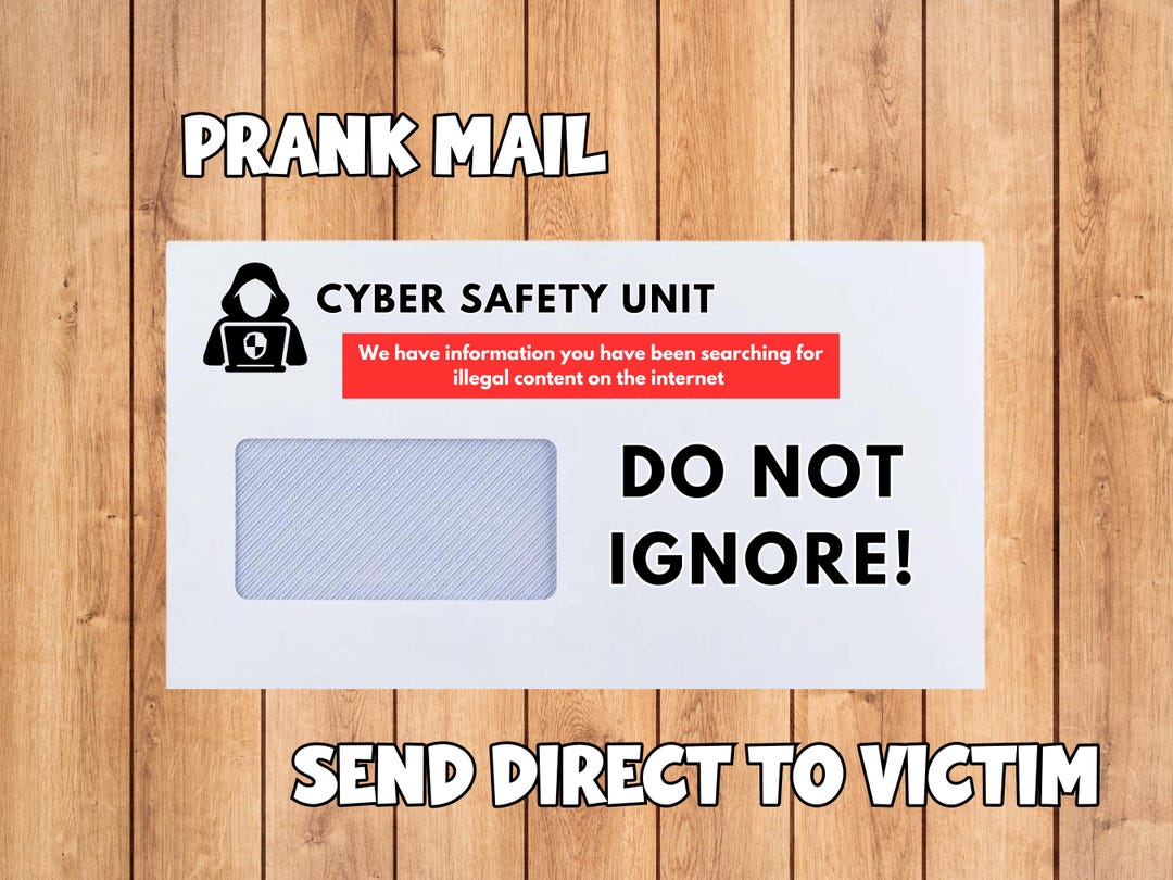 CYBER SECURITY Prank Mail Package Sent Directly to Friend Adult Joke ...