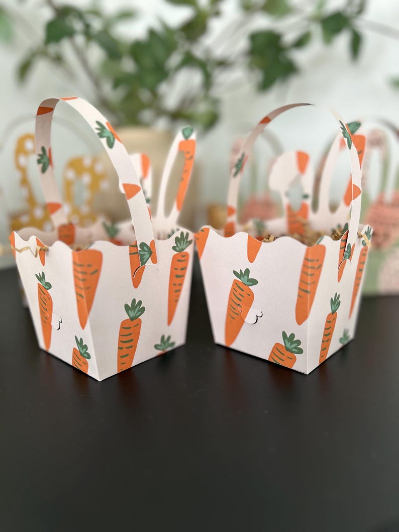 Easter Bunny Gift Boxes With Handle - Etsy