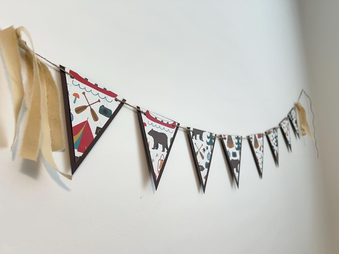 Happy Camper Party Banner - Etsy