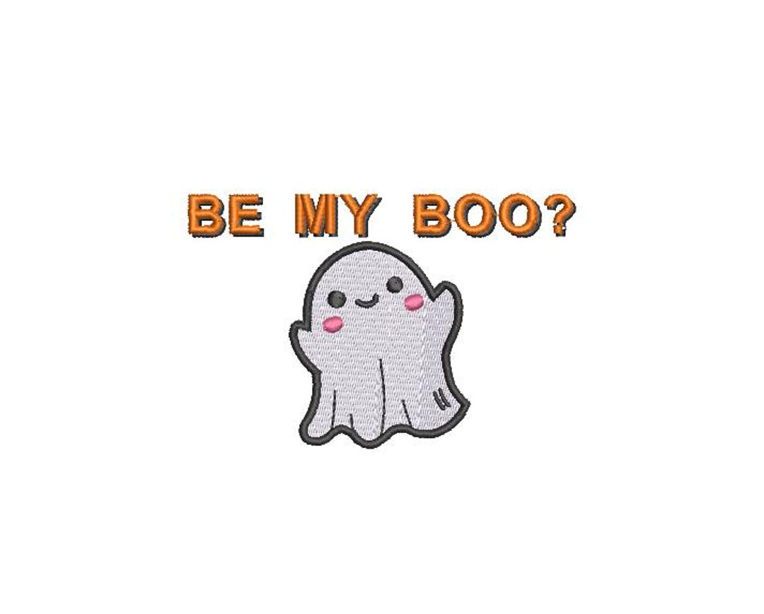 Be My Boo-ghost Embroidery Design File Instant Download Fall Halloween ...
