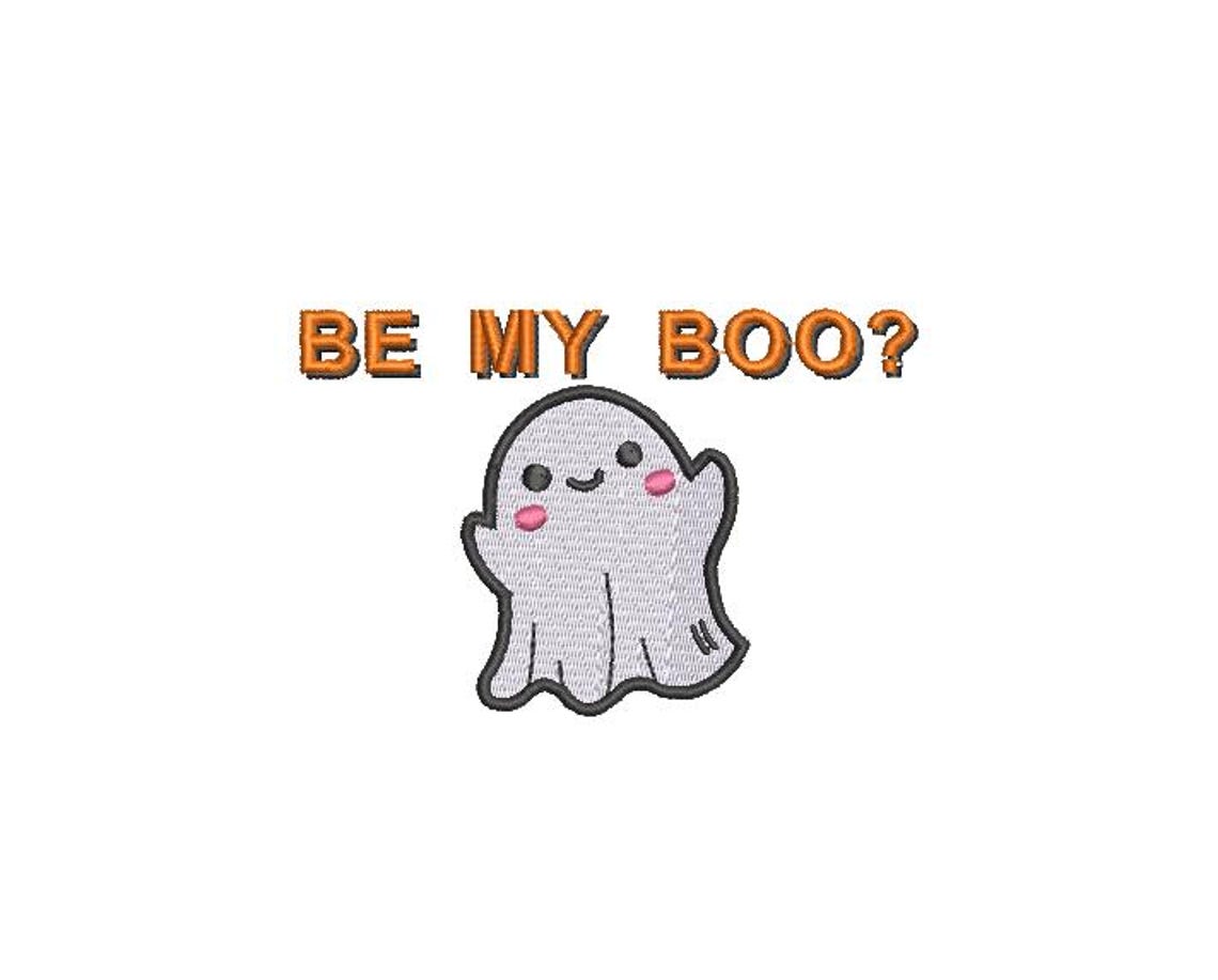 Be My Boo-ghost Embroidery Design File Instant Download Fall Halloween ...
