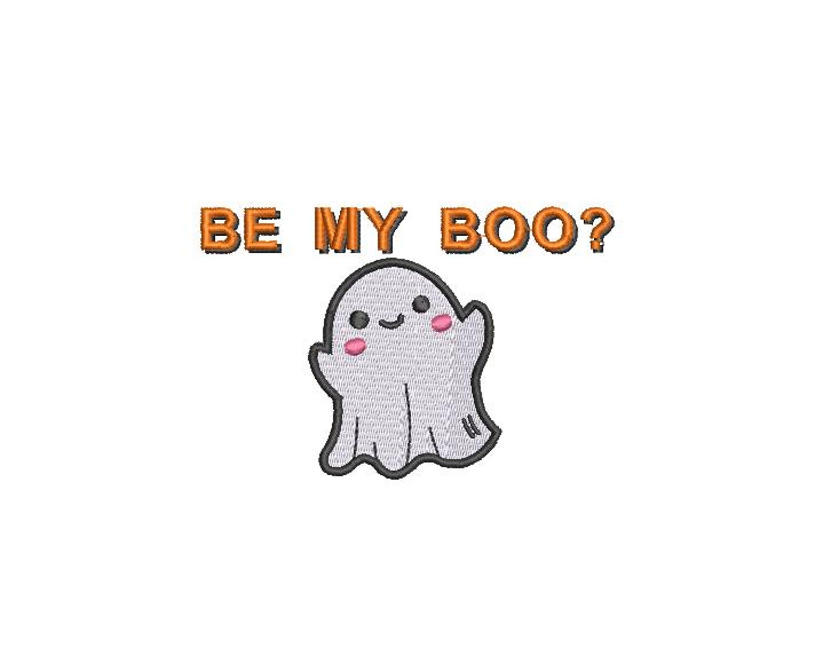 Be My Boo-ghost Embroidery Design File Instant Download Fall Halloween ...