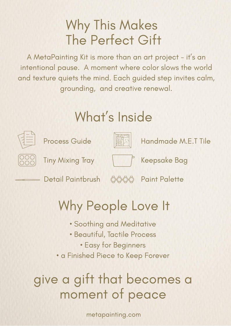 Earth Element Metapainting Kit – Grounding Art Therapy Gift | Mindful ...