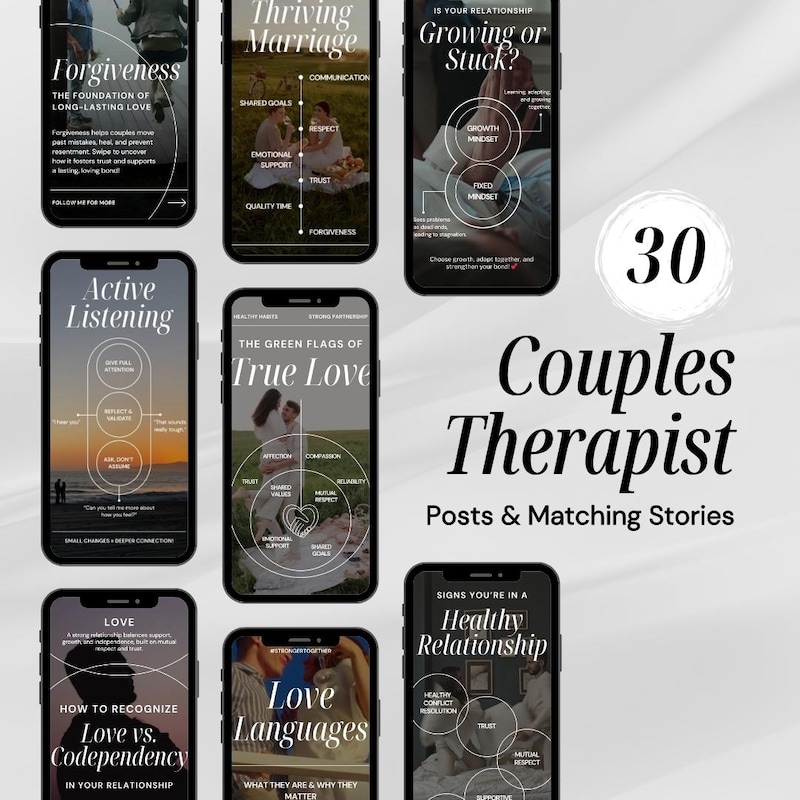 Counseling Instagram Template - Etsy