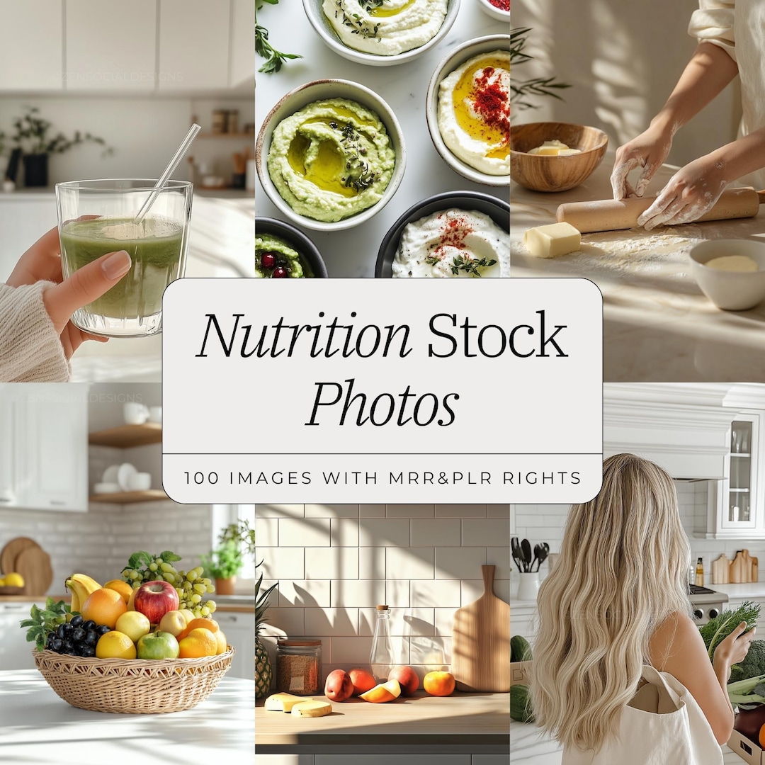 Nutrition Stock Photo Bundle | Healthy Food & Wellness Images | 100 ...