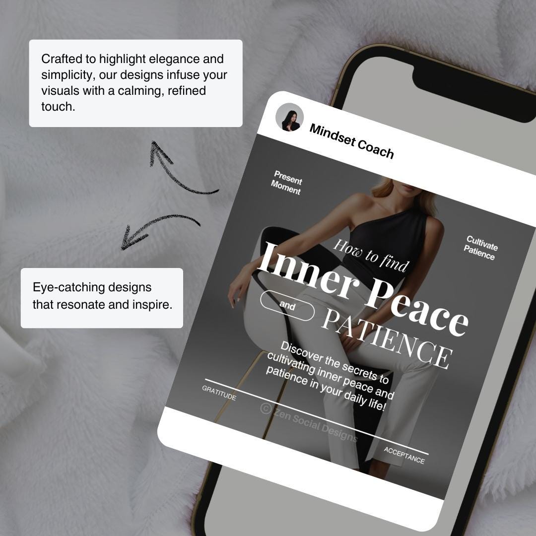 Mindset Coach Instagram Templates | Life Coach Templates | Positive ...