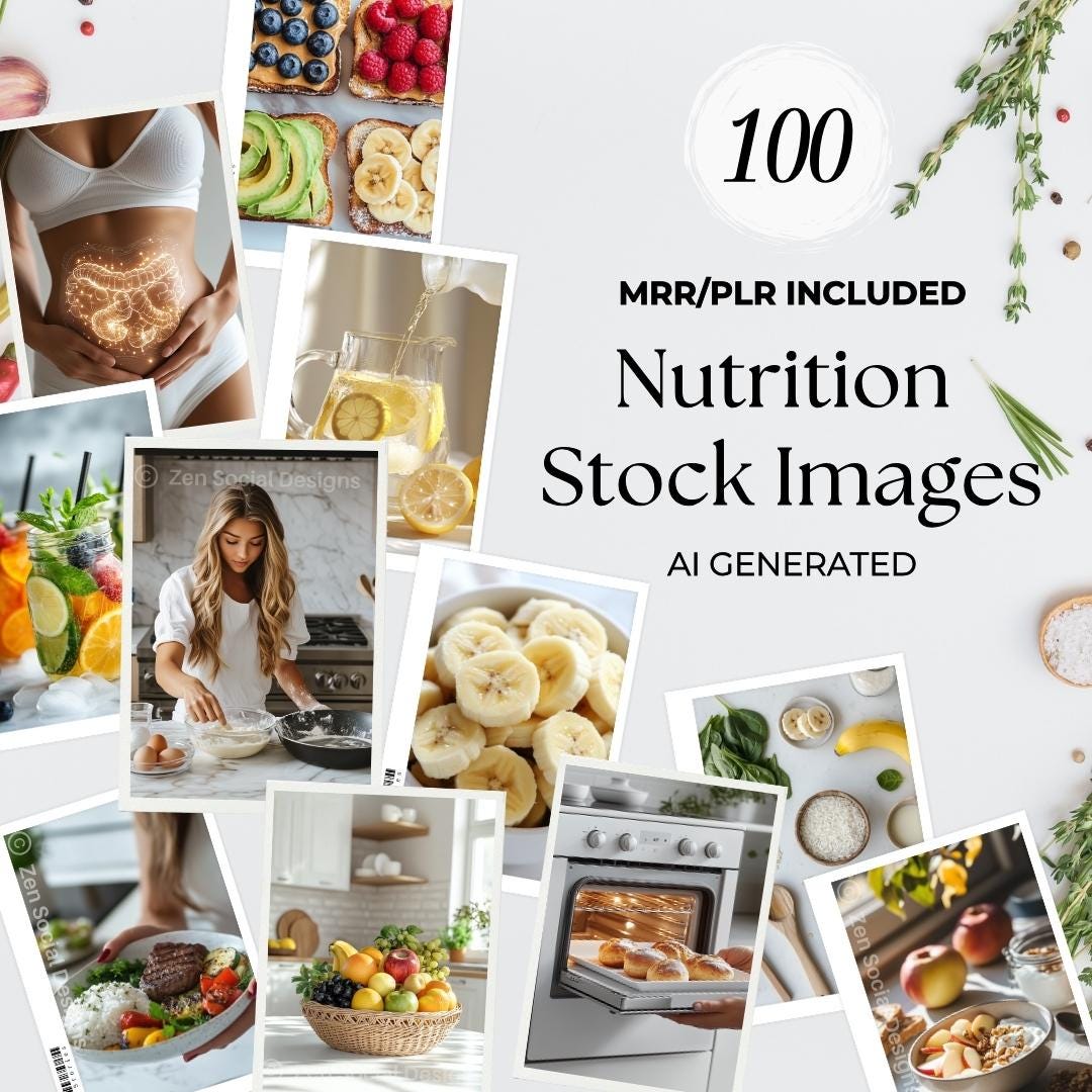 Nutrition Stock Photo Bundle | Healthy Food & Wellness Images | 100 ...