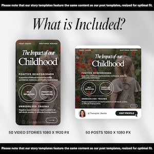 Therapist Instagram Posts & Stories | Psychologist Templates ...