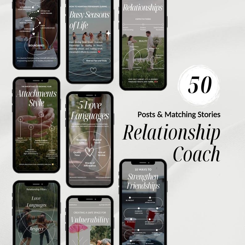 Relationship Coach Instagram Posts & Stories | Couples, Family and ...