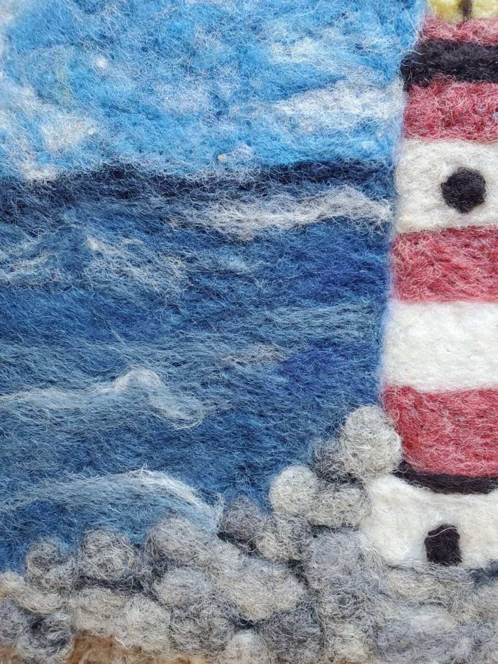 Needle Felted Lighthouse Wall Art - Etsy