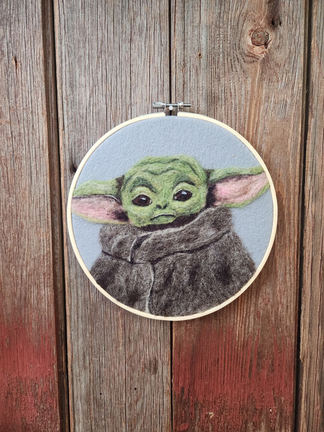 Needle Felted Baby Alien Wall Art - Etsy
