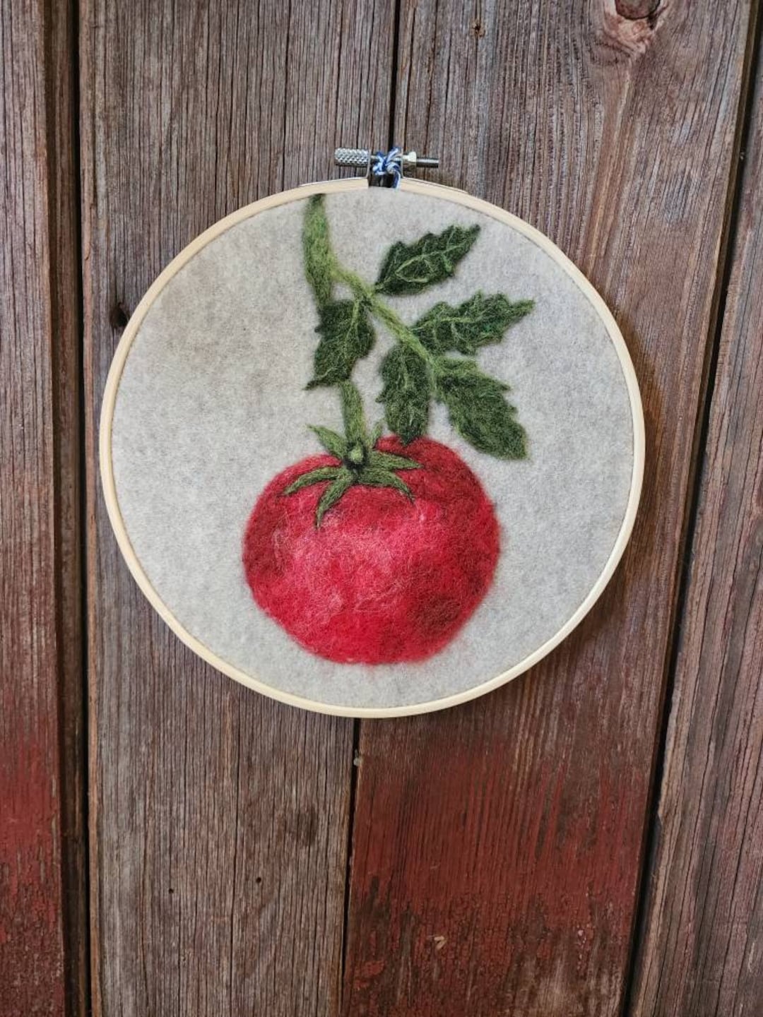 Needle Felted Tomato Wall Art - Etsy