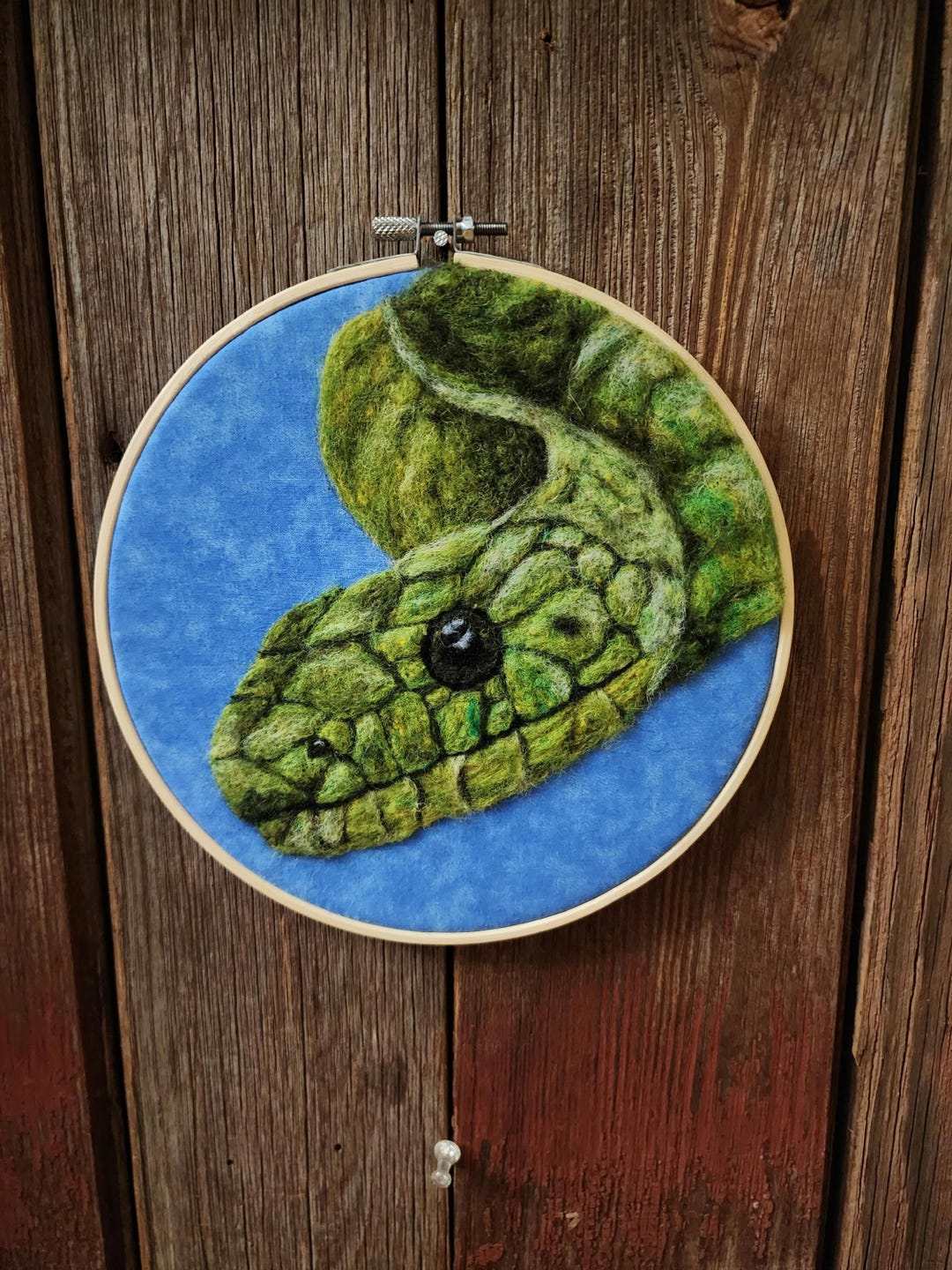 Needle Felted Snake Wall Art - Etsy
