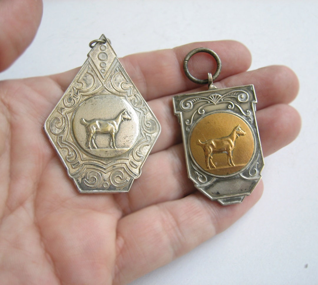 Vintage Goat Medal Set Vintage Price Winning Farm Animal - Etsy