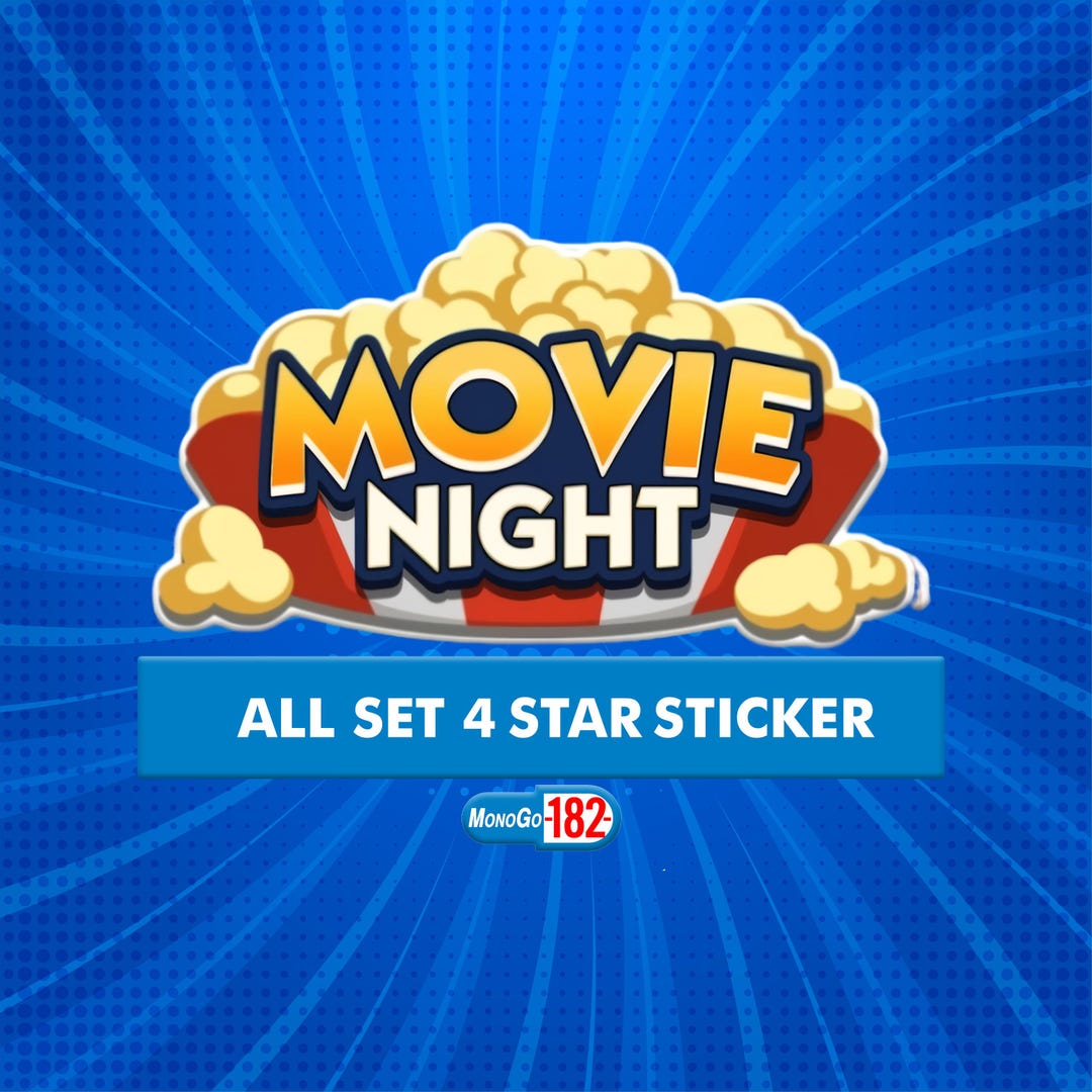 Mono Go 4 STAR Sticker 1 Piece (set 8-18) - Gold Sticker Are Not ...