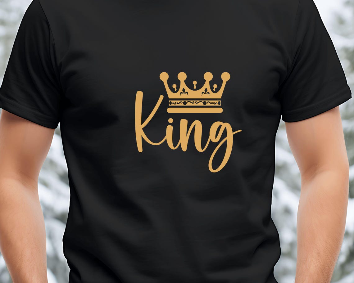 King With Crown SVG, Black Man Crown SVG, Melanin Afro Dope SVG, Queen ...