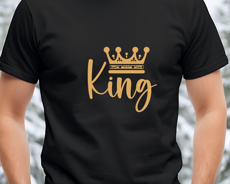 King With Crown SVG, Black Man Crown SVG, Melanin Afro Dope SVG, Queen ...