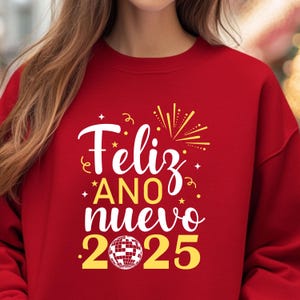 Feliz Año Nuevo 2025 SVG, Happy New Year 2025 Svg, Spanish New Year ...