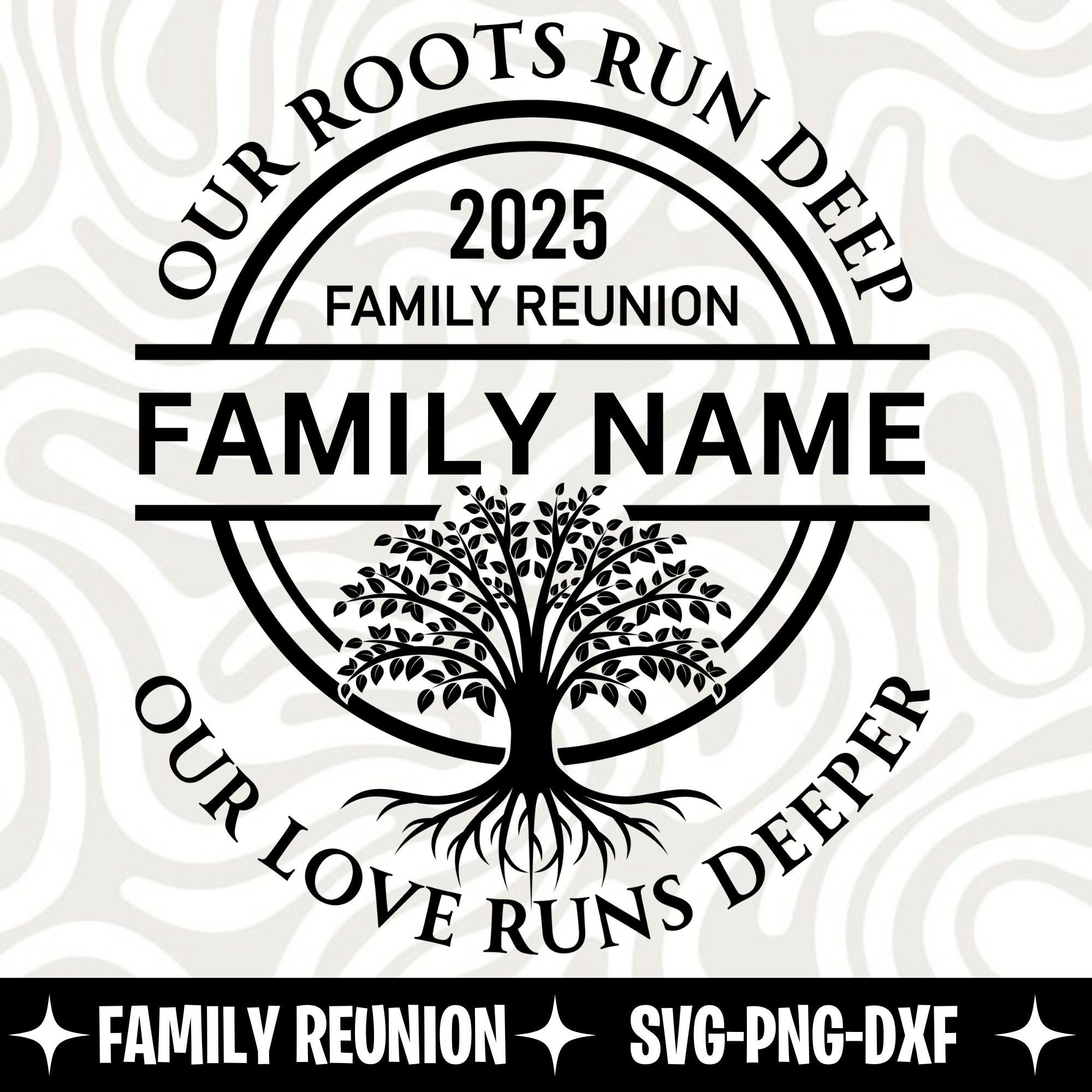 Family Reunion Tree Svg 2024, Family Reunion Svg, Family Reunion ...