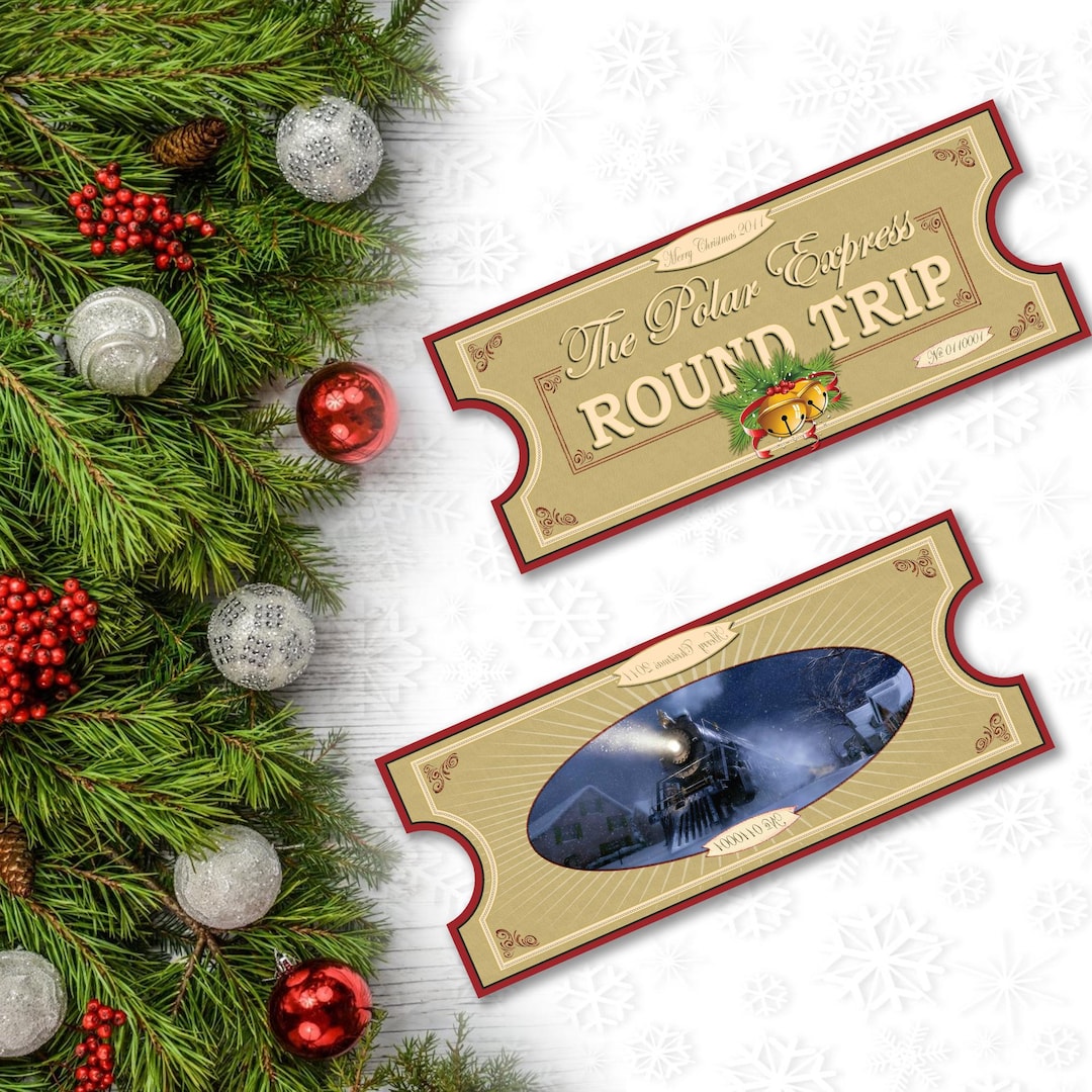 Personalized Polar Express Ticket Printable | North Pole Ticket | Canva ...