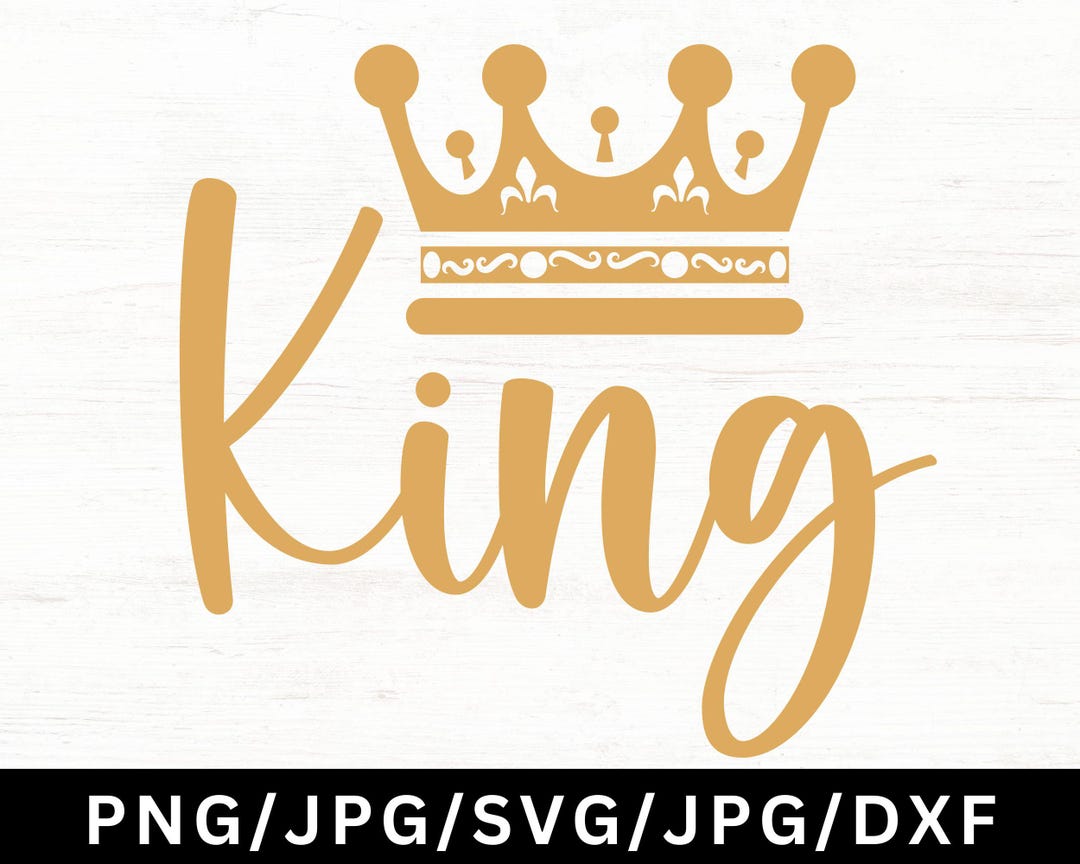 King With Crown SVG, Black Man Crown SVG, Melanin Afro Dope SVG, Queen ...
