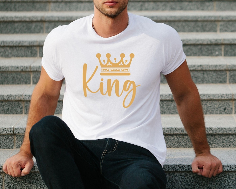 King With Crown SVG, Black Man Crown SVG, Melanin Afro Dope SVG, Queen ...