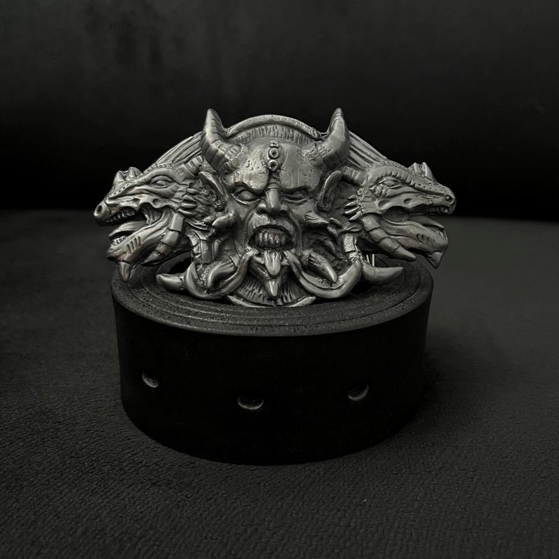 Satanic Black Belt - Etsy