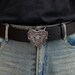 Crying Eye Heart Buckle | Gothic Dark Art Accessory | Pewter Occult ...
