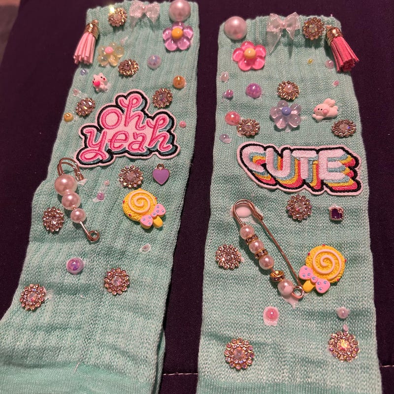 Junk Charms for Socks - Etsy