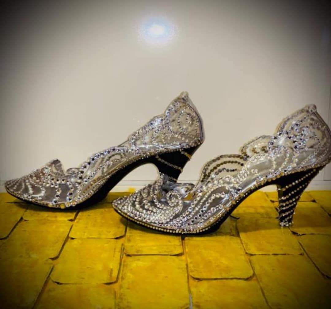 Nessarose Wicked Inspired Silver Heels - Etsy