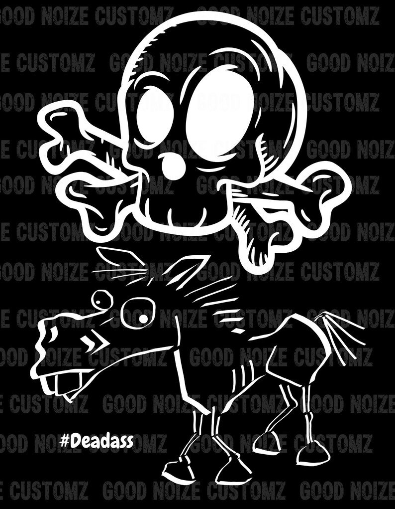 Skull and Donkey Png Svg Sublimation - Etsy