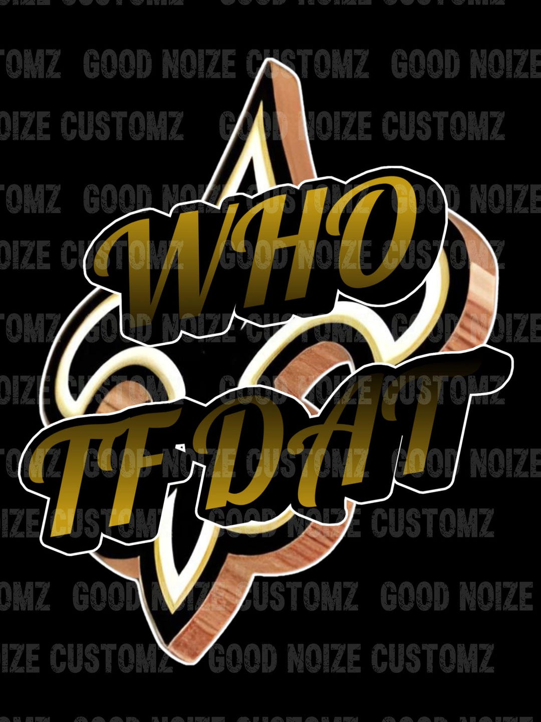 Who DAT! Saints Spirit PNG - Etsy