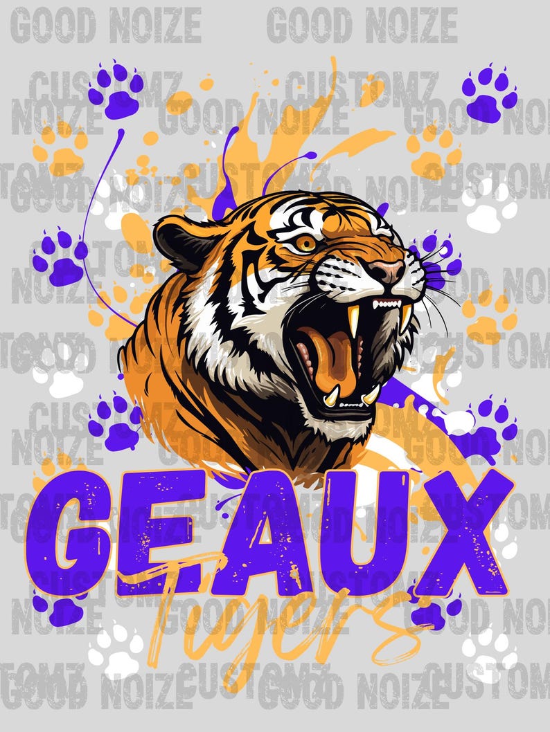 Geaux Tigers - Etsy