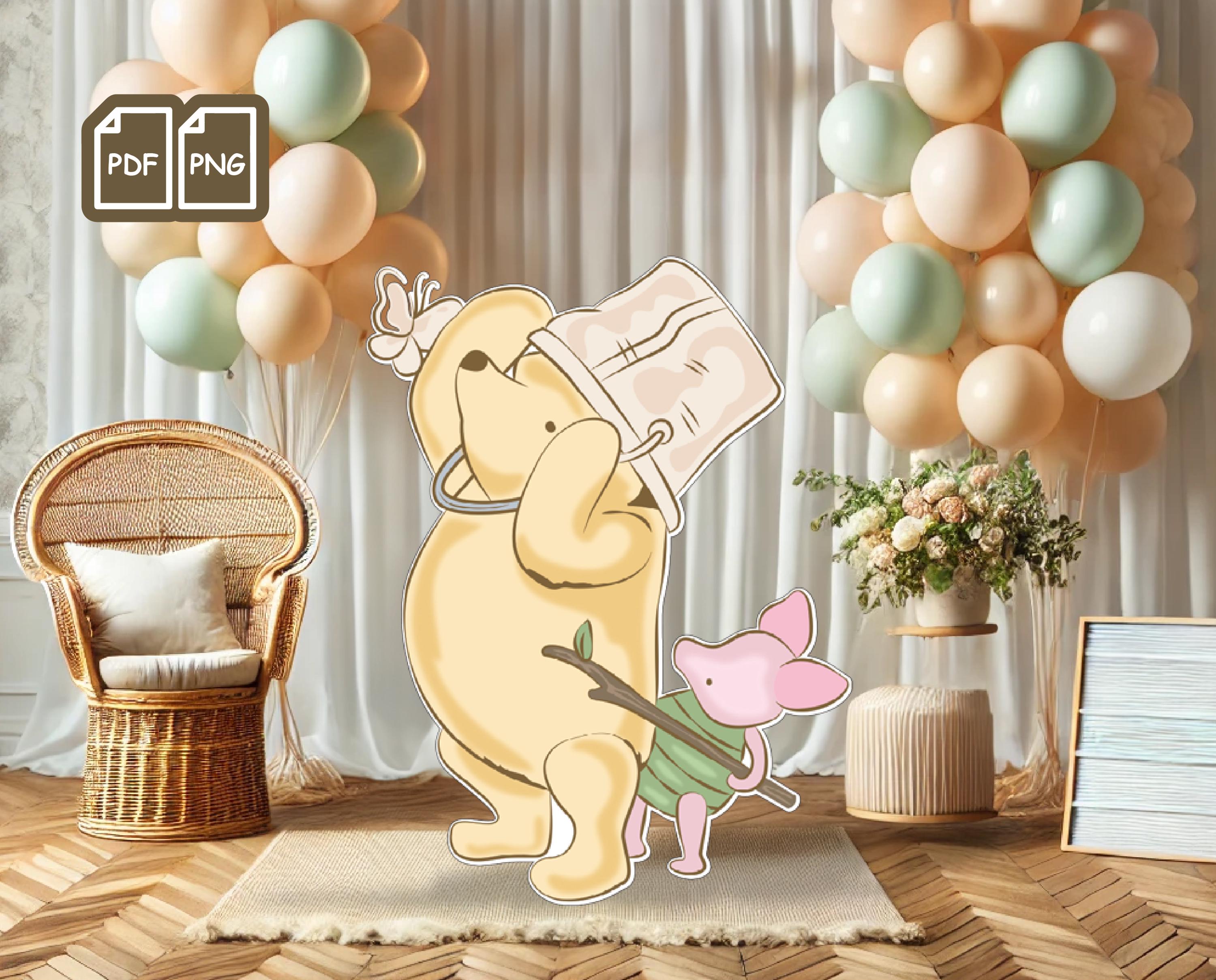 Classic Winnie the Pooh Baby Shower Cutouts, Gender Neutral Board ...