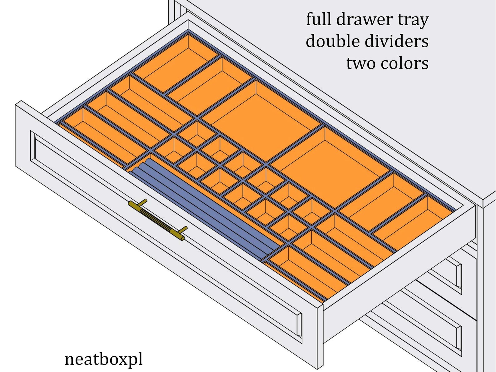 Custom Trays for Watches, Belts, Ties, Glasses, Organizer for Drawers ...