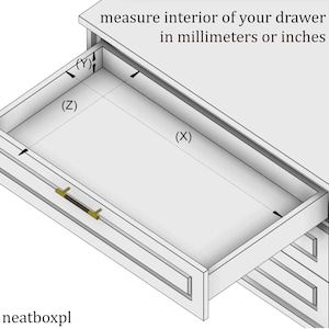 Custom Trays for Watches, Belts, Ties, Glasses, Organizer for Drawers ...