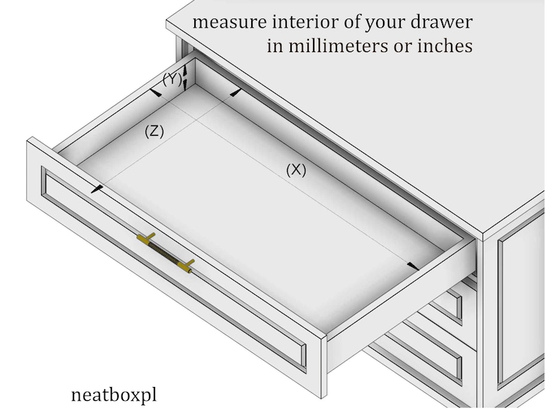 Custom Trays for Watches, Belts, Ties, Glasses, Organizer for Drawers ...