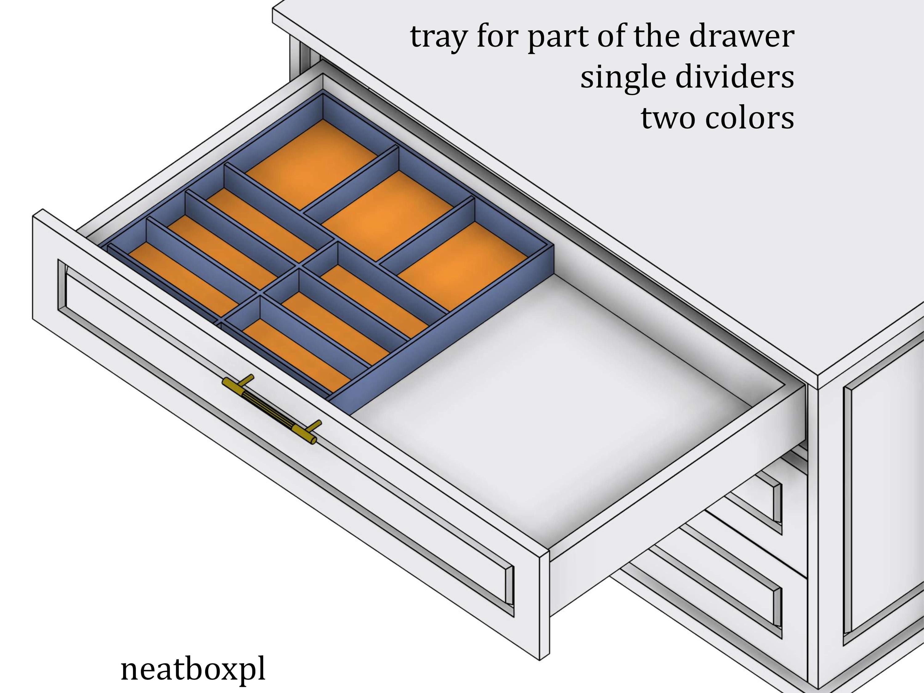 Custom Trays for Watches, Belts, Ties, Glasses, Organizer for Drawers ...