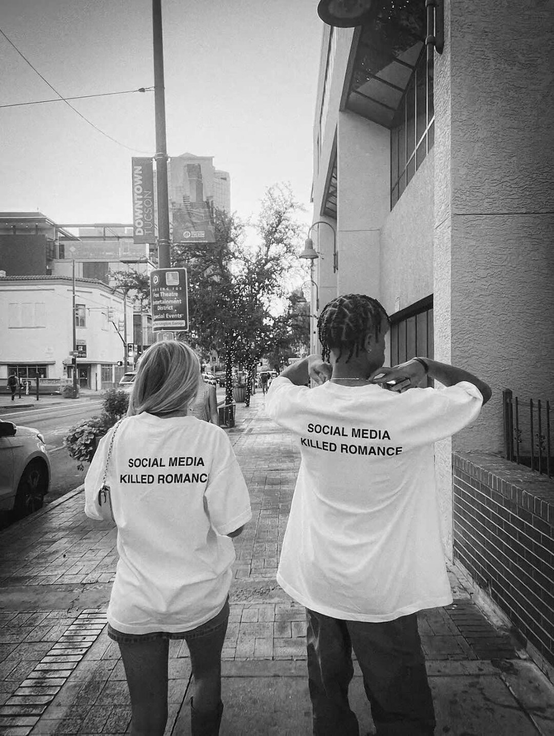 Social Media Killed Romance White Shirt Classic Unisex Crew Neck T-shirt Gildan 5000 - Etsy