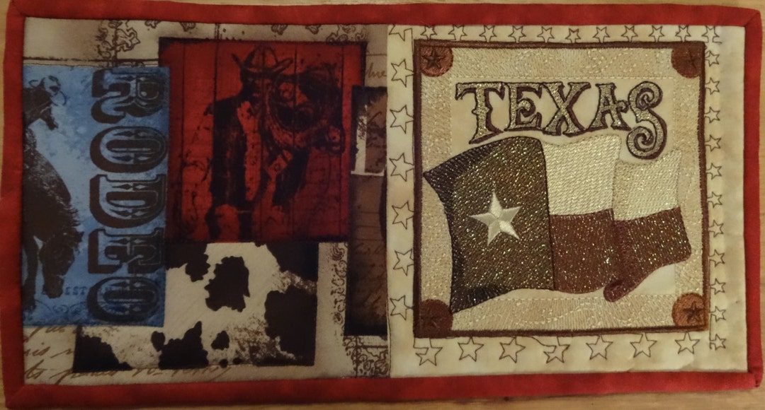 Rustic Texas Mug Rug - Etsy