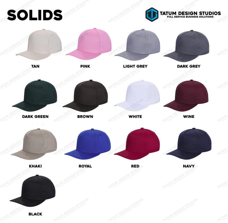 Canvas Classic Trucker Hat: Solid Color Snapback - Etsy