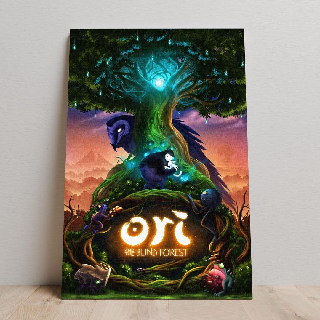Ori and the Will of the Wisps Poster, Game Poster, Naru Wall Art ...