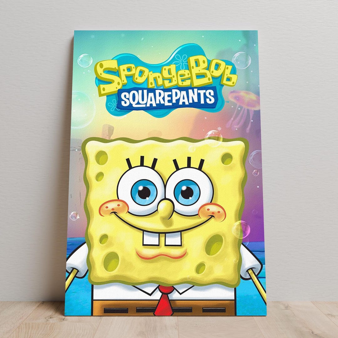 Spongebob Squarepants Poster, TV Series Poster, Cartoon Wall Decor ...